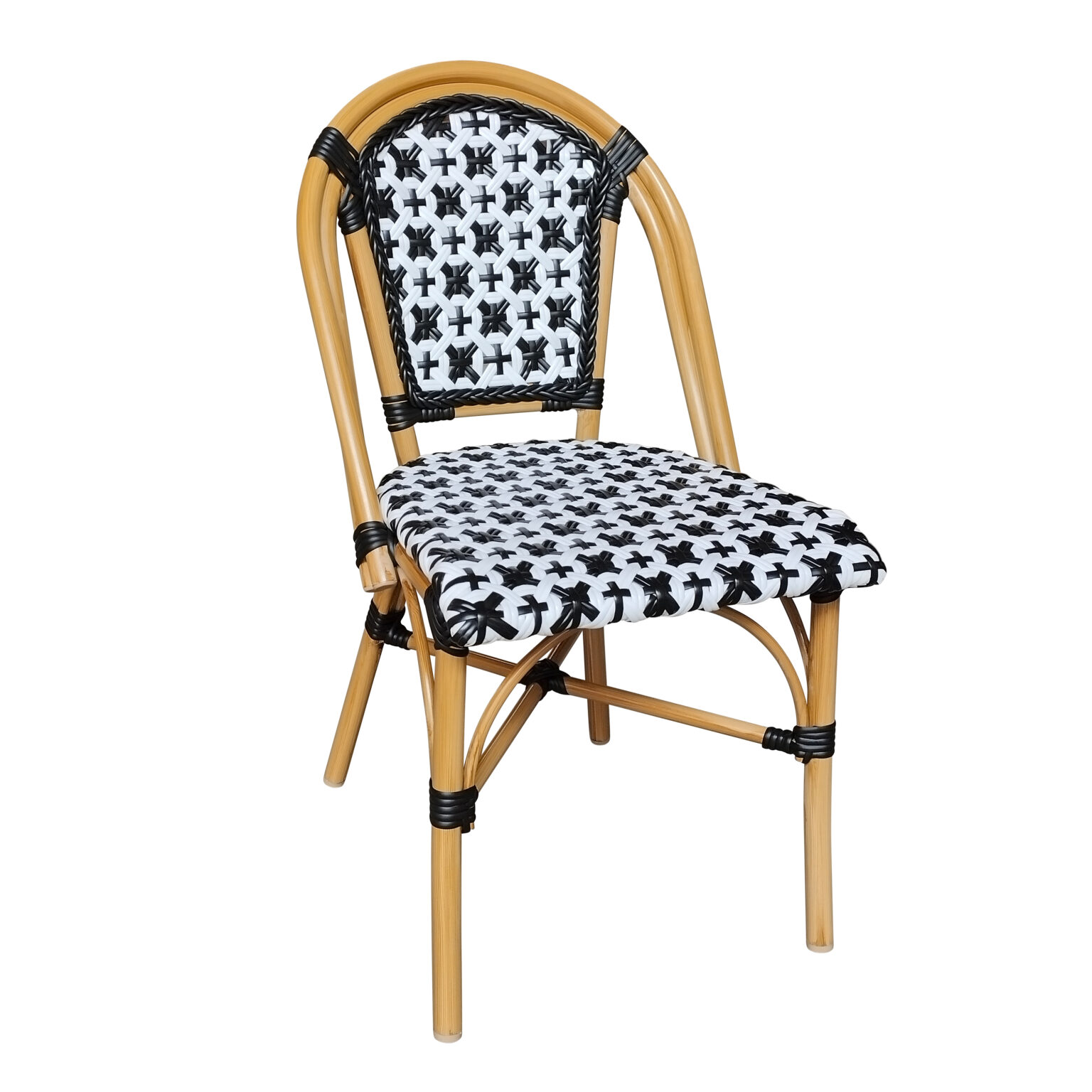 Paris udendørs cafestol - restaurantstol - blomst