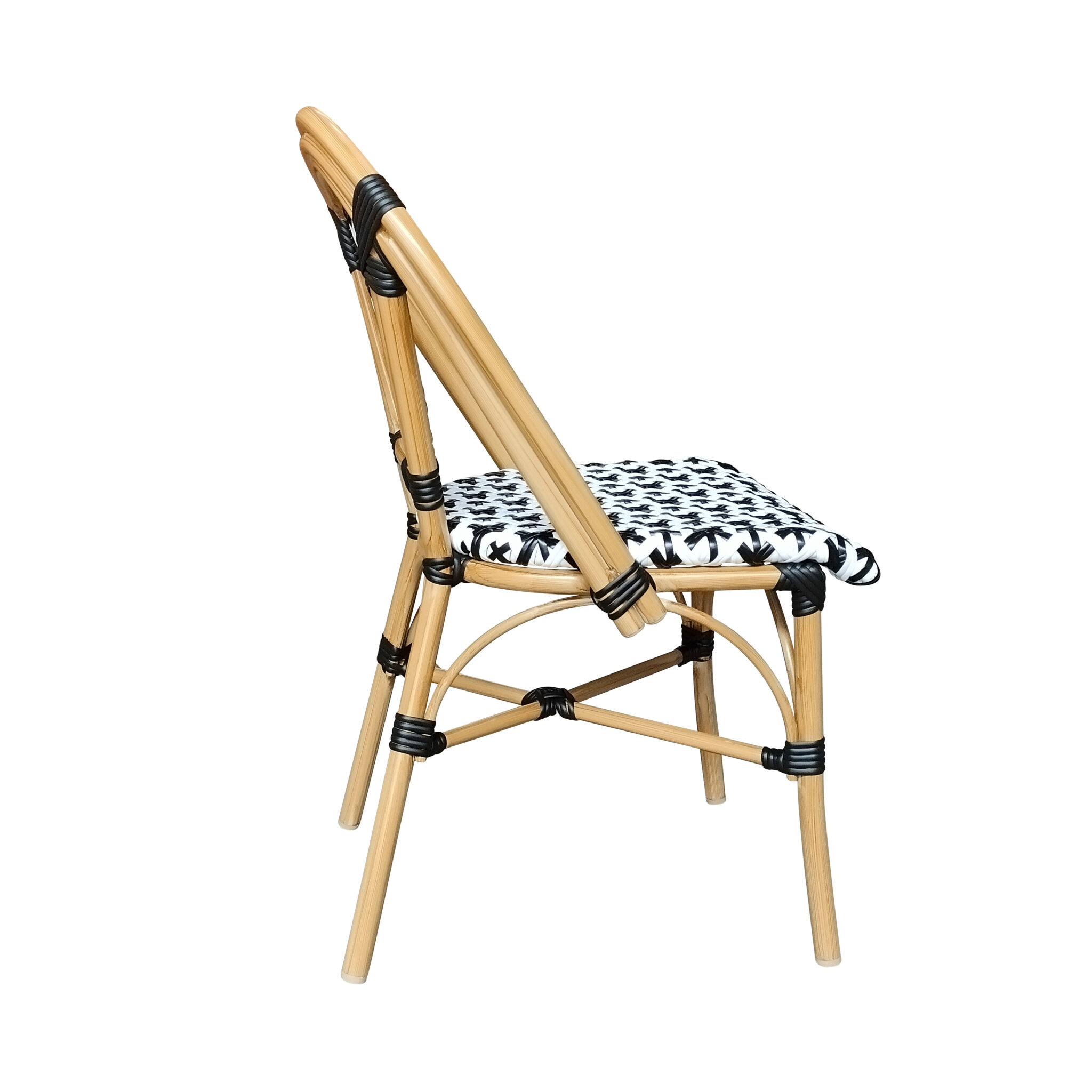 Paris udendørs cafestol - restaurantstol - blomst